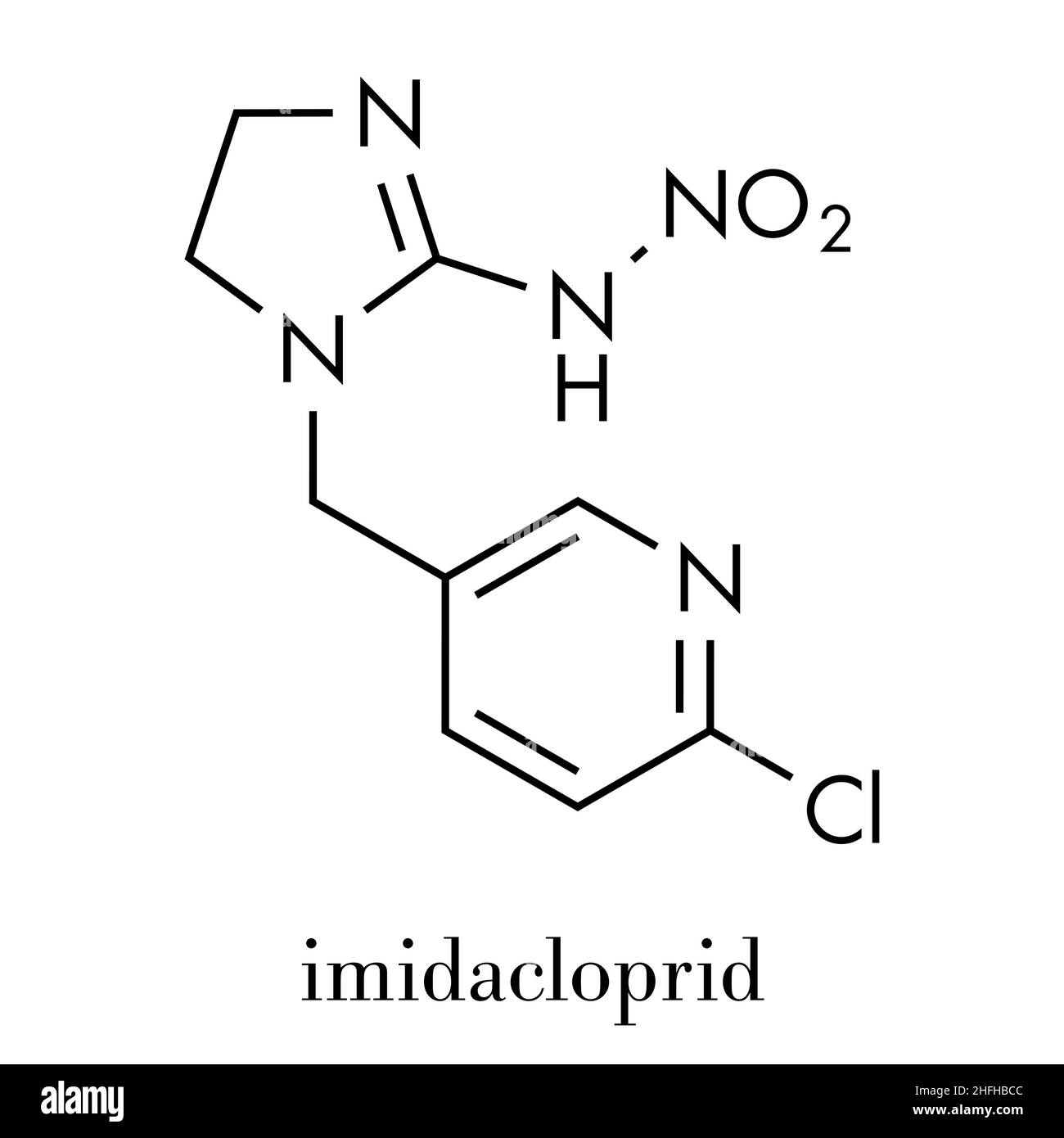 Imidacloprid neonicotinoid insecticide. Insect neurotoxin that may ...