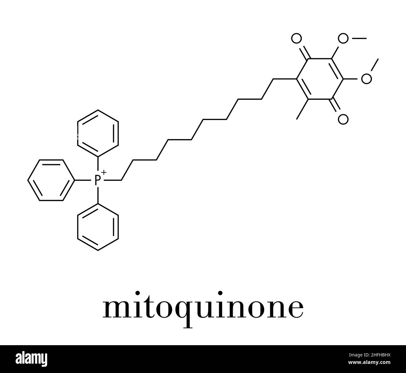 Mitoquinone molecule hi-res stock photography and images - Alamy