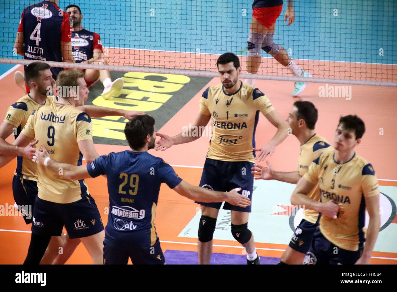 Verona volley exultation hi-res stock photography and images - Alamy