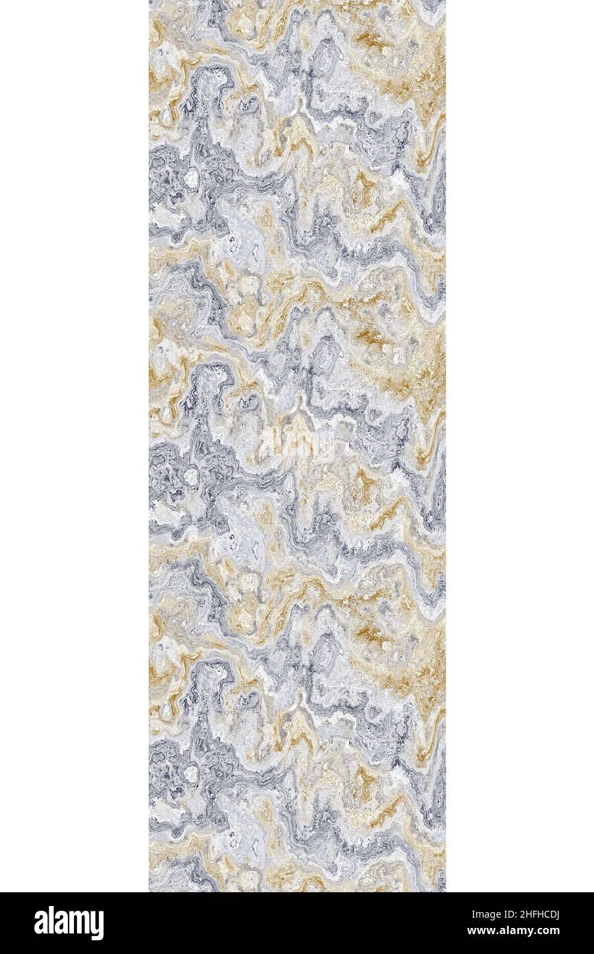 Grey tonal marbled seamless vertical border edge. Random stone rock ...