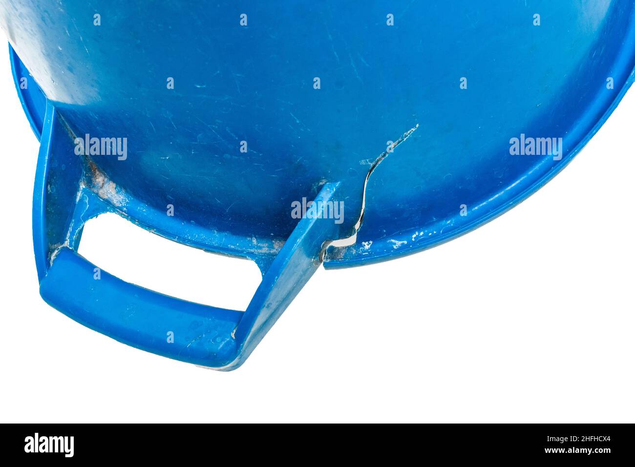 Hard plastic crack broken material damaged old structure abandoned ...