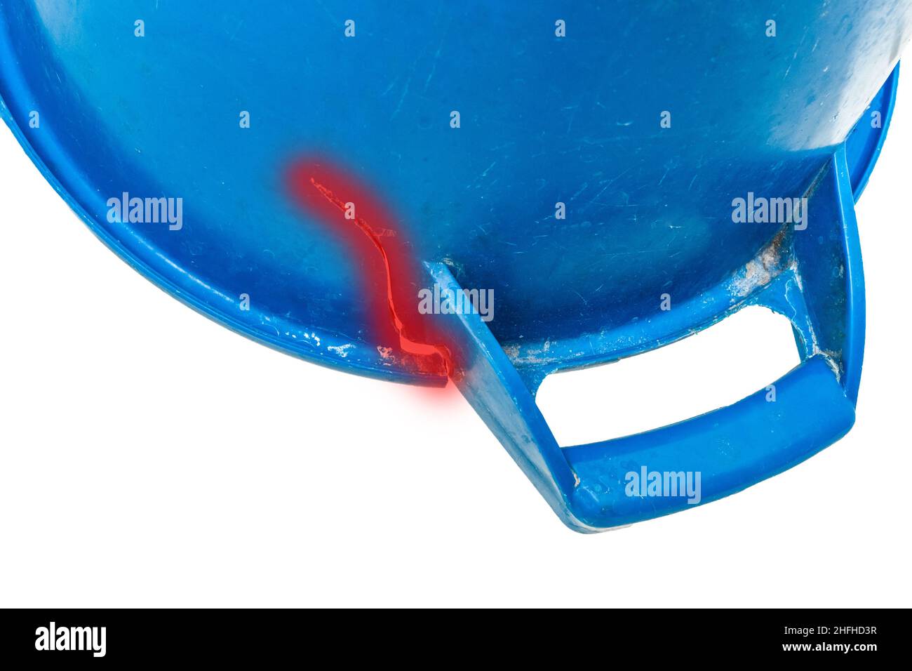 Hard plastic crack broken material damaged old structure abandoned ...