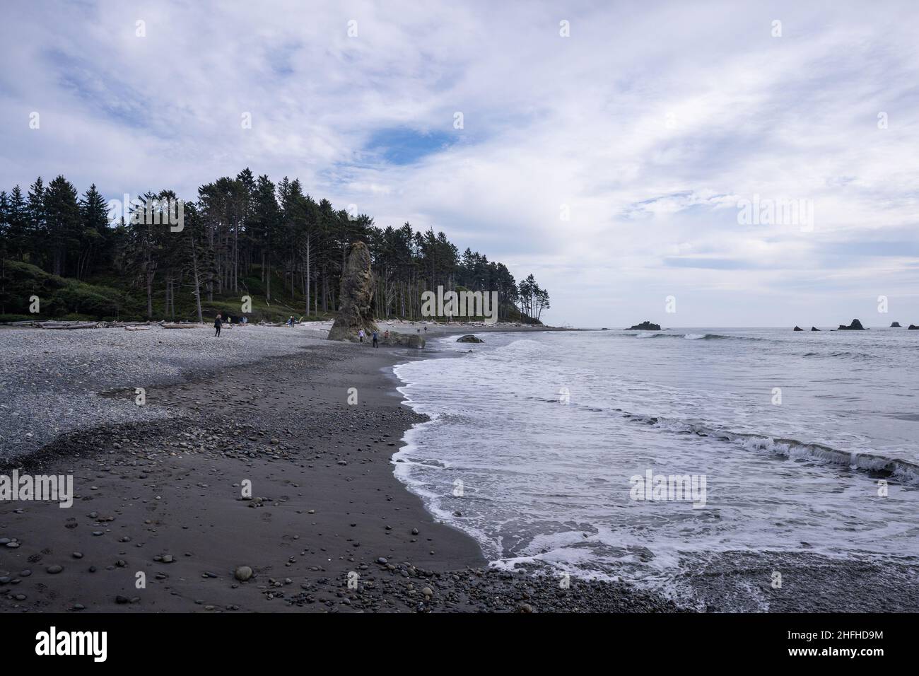 Ruby Beach is the northernmost of the southern beaches in the coastal ...