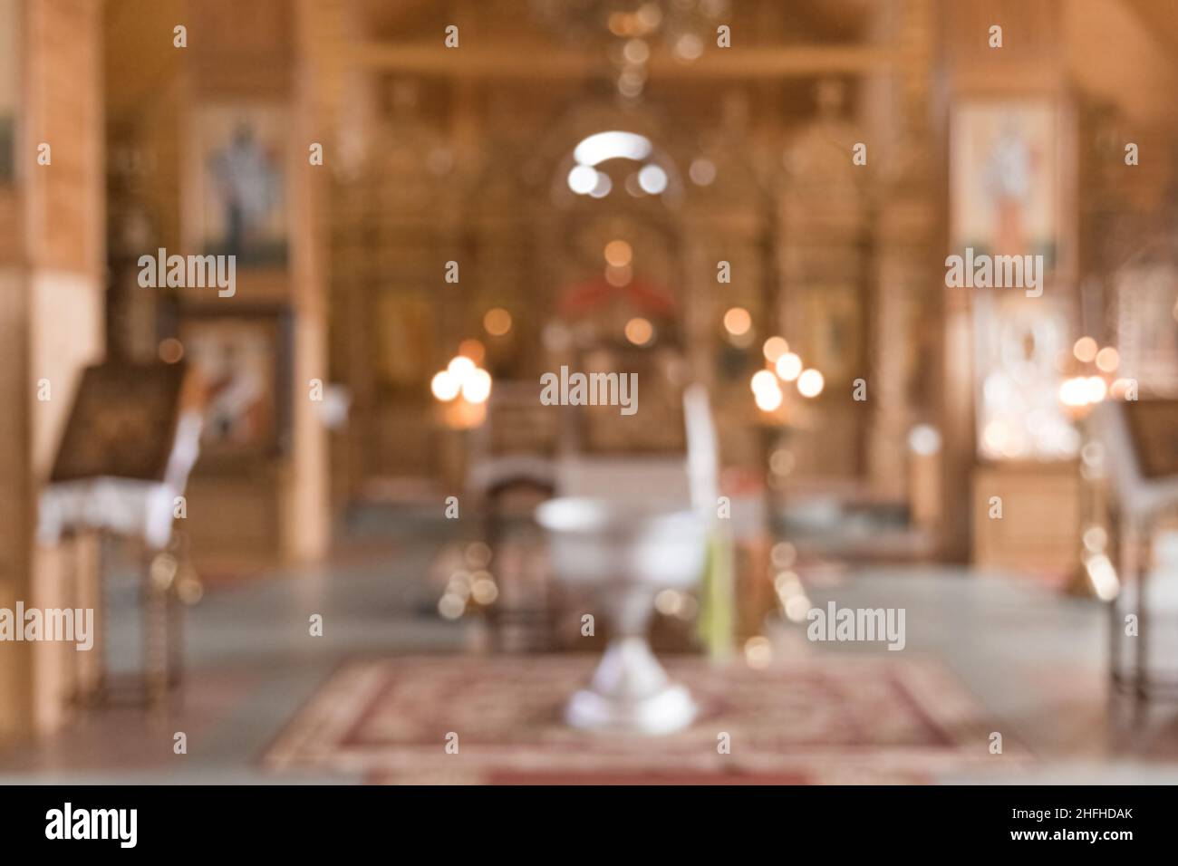 Blurred unsharp background of religious council church religion ...