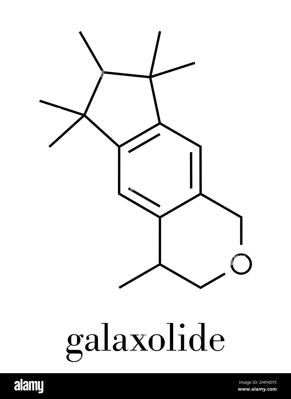 Galaxolide (HHCB) synthetic musk molecule. Used in production of ...