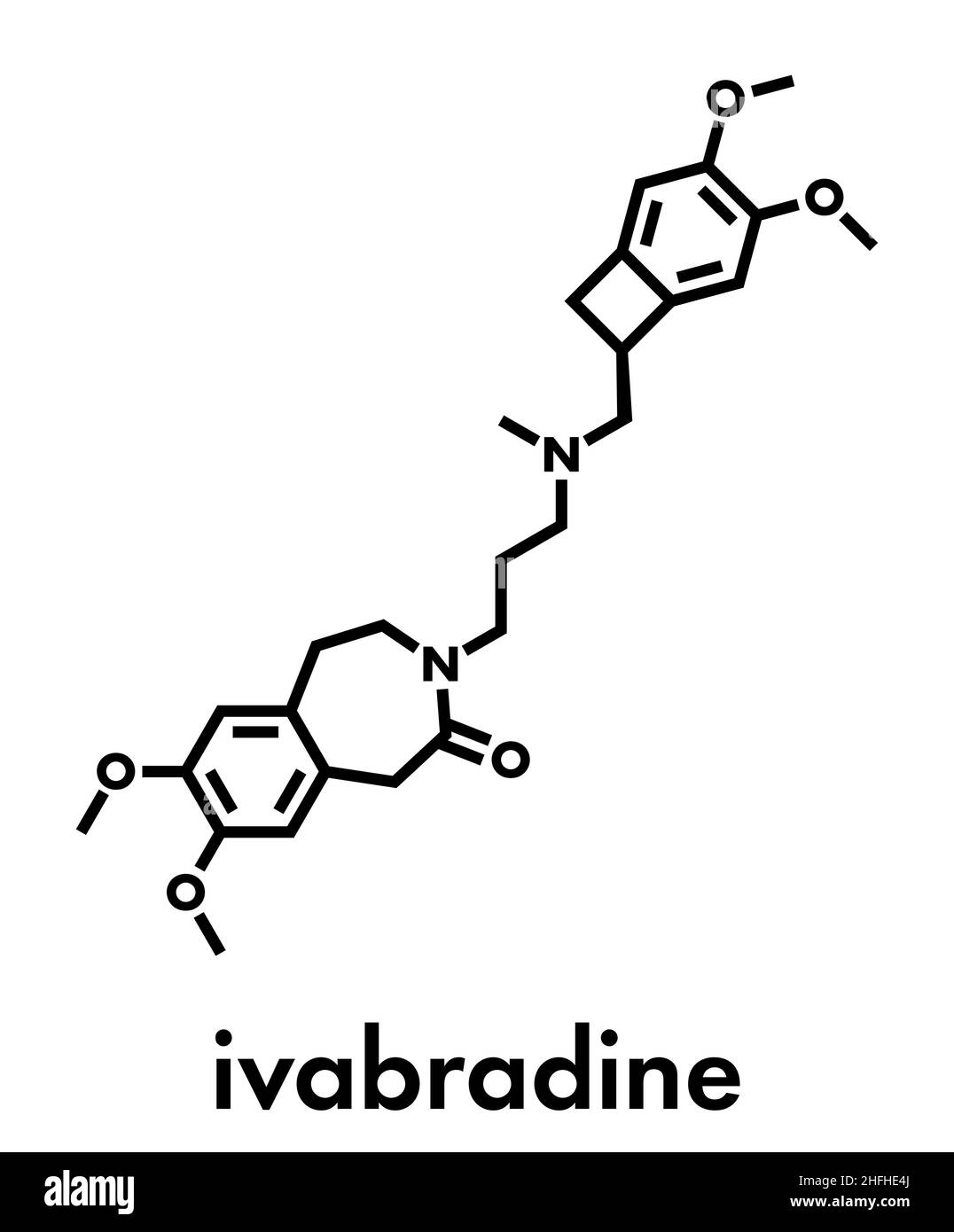 Ivabradine drug molecule Stock Vector Images - Alamy