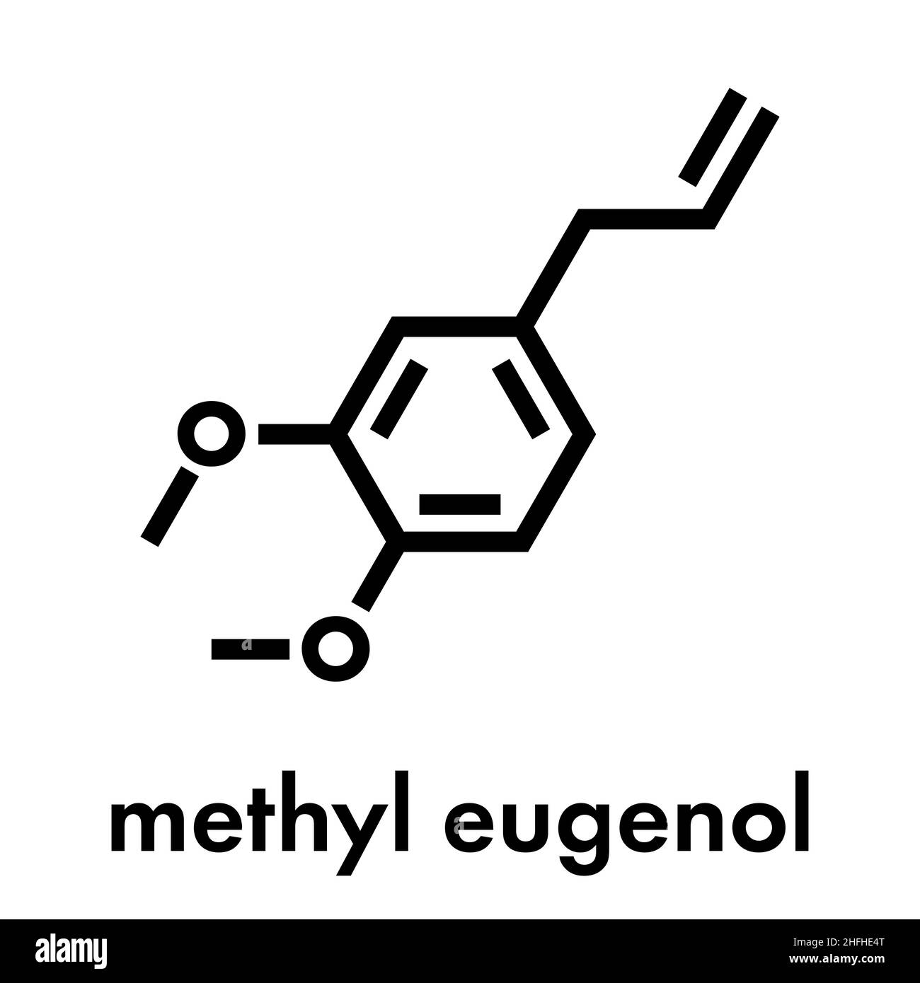 Eugenol molecular hi-res stock photography and images - Alamy