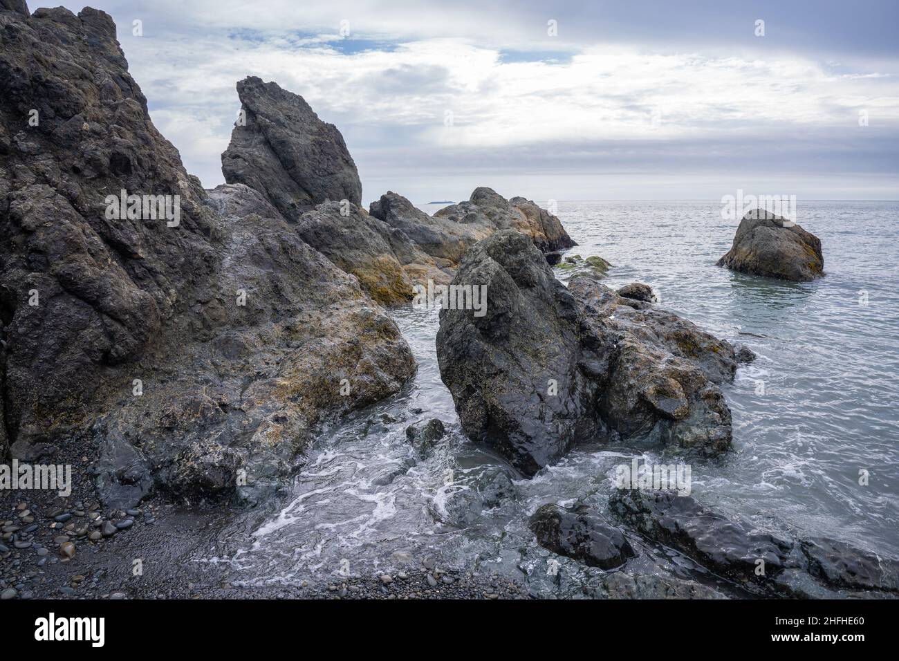 Ruby Beach is the northernmost of the southern beaches in the coastal ...