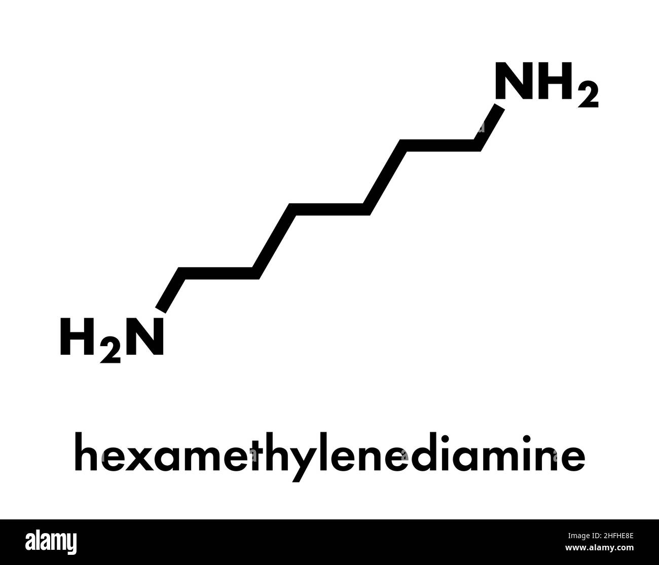 Hexaméthylène diamine Stock Vector Images - Alamy