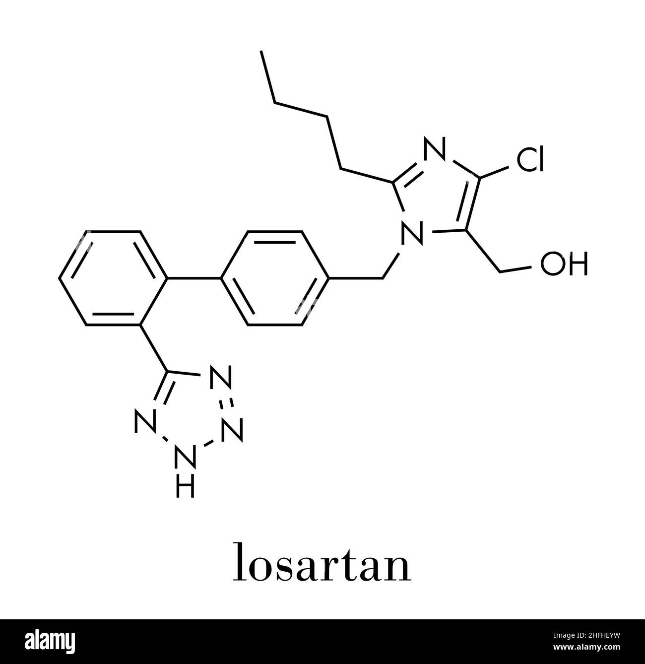 Hydrochlorothiazide molecular hi-res stock photography and images - Alamy