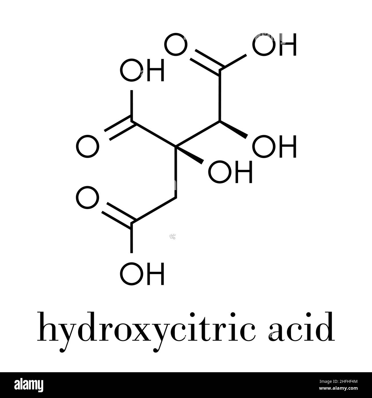 Hydroxycitric acid molecule Stock Vector Images - Alamy
