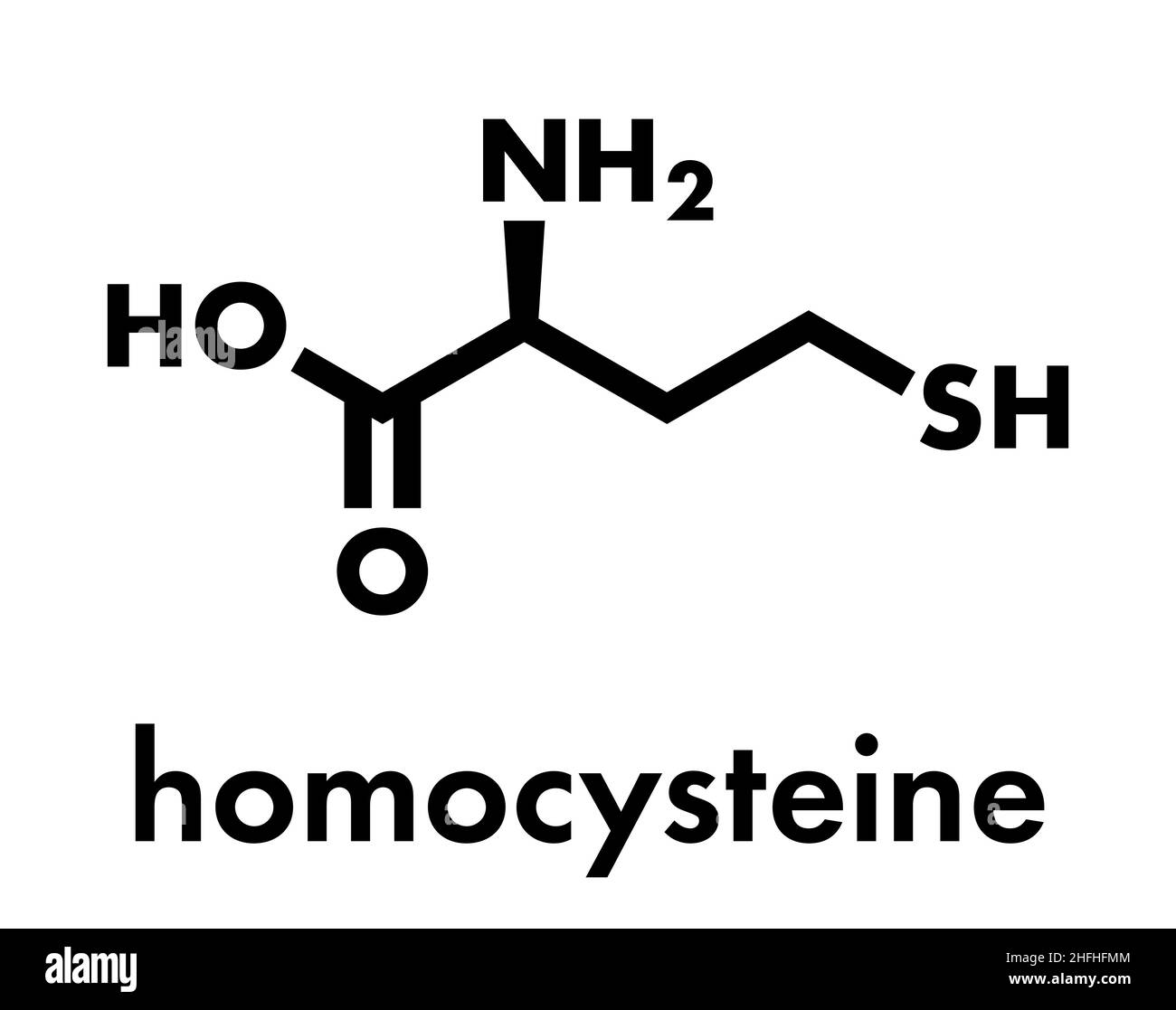 Chemical structure homocysteine hcy amino Stock Vector Images - Alamy
