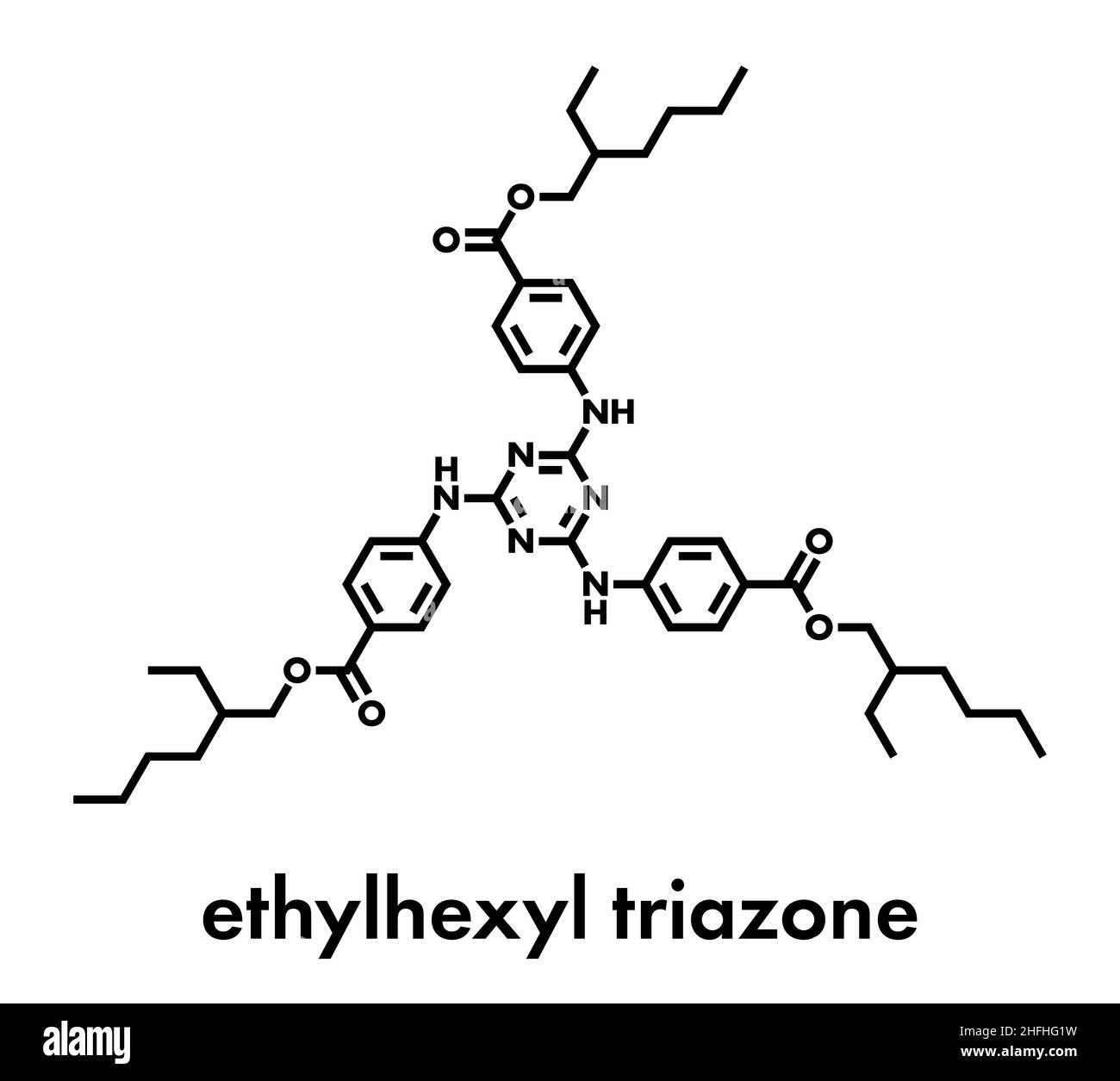 Ethylhexyl triazone Stock Vector Images - Alamy