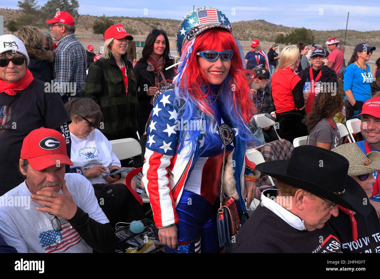 Florence, Arizona, USA. 15th Jan, 2022. Former President Donald Trump ...