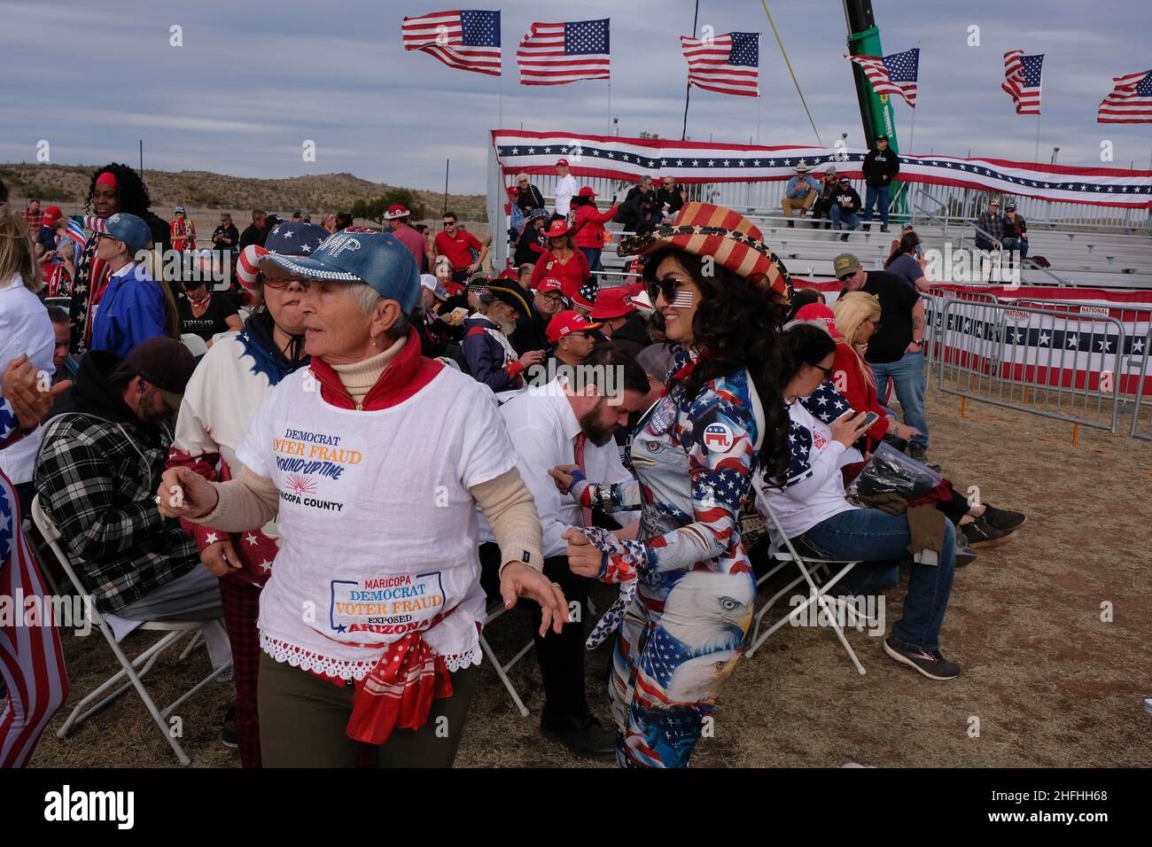 Florence, Arizona, USA. 15th Jan, 2022. Former President Donald Trump ...