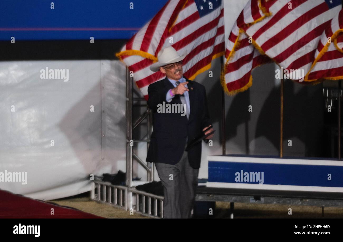 Florence, Arizona, USA. 15th Jan, 2022. Former President Donald Trump ...