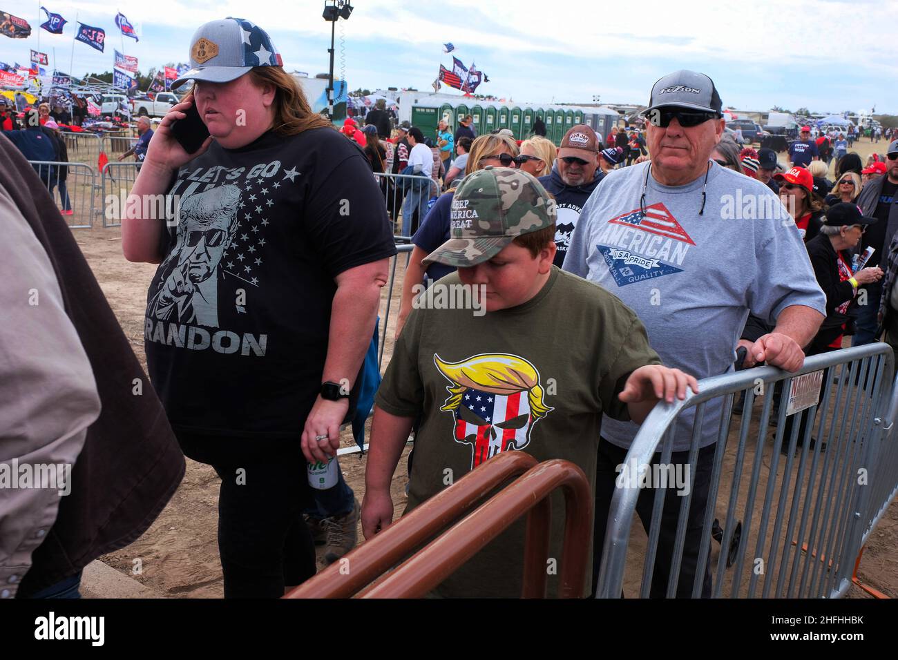 Florence, Arizona, USA. 15th Jan, 2022. Former President Donald Trump ...