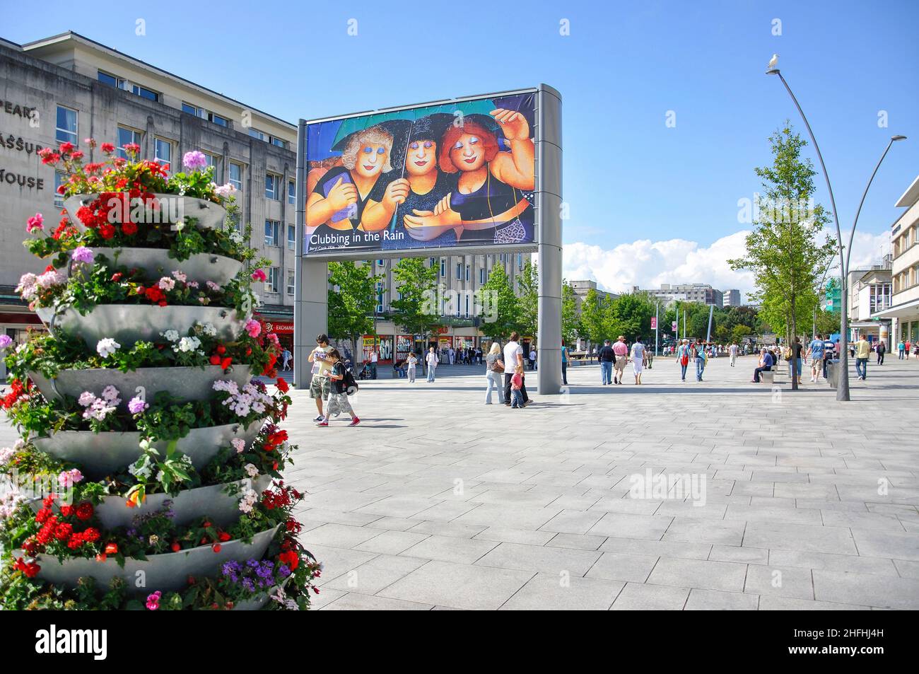 Armada Way, Plymouth, Devon, England, United Kingdom Stock Photo - Alamy