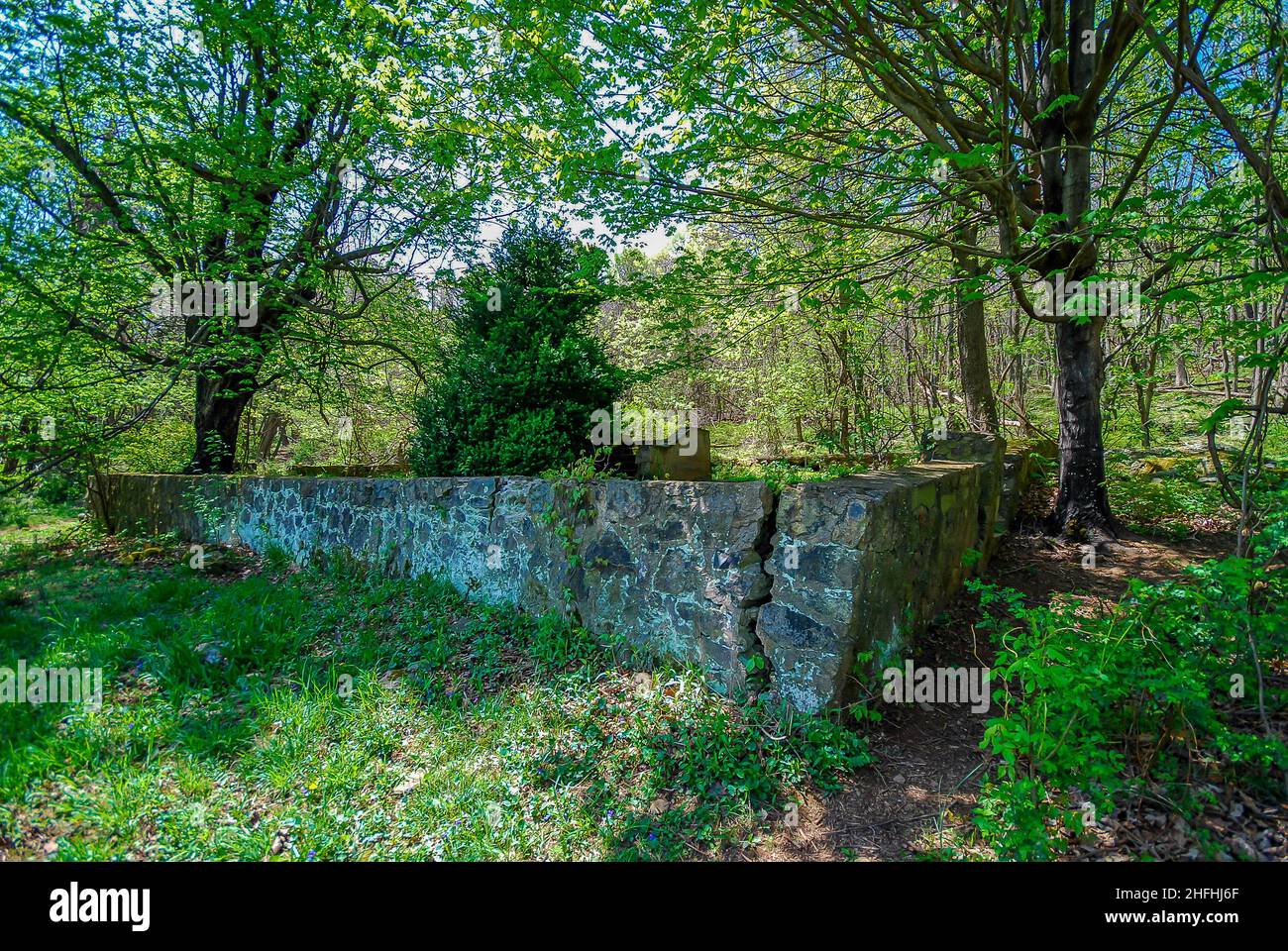 Historic building remnants at Snead farm homestead in Shenandoah ...