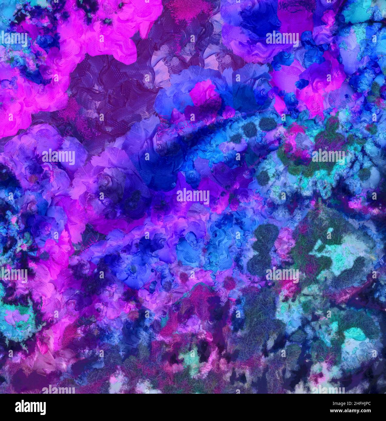 Colorful Abstract Painting. 3D rendering Stock Photo - Alamy