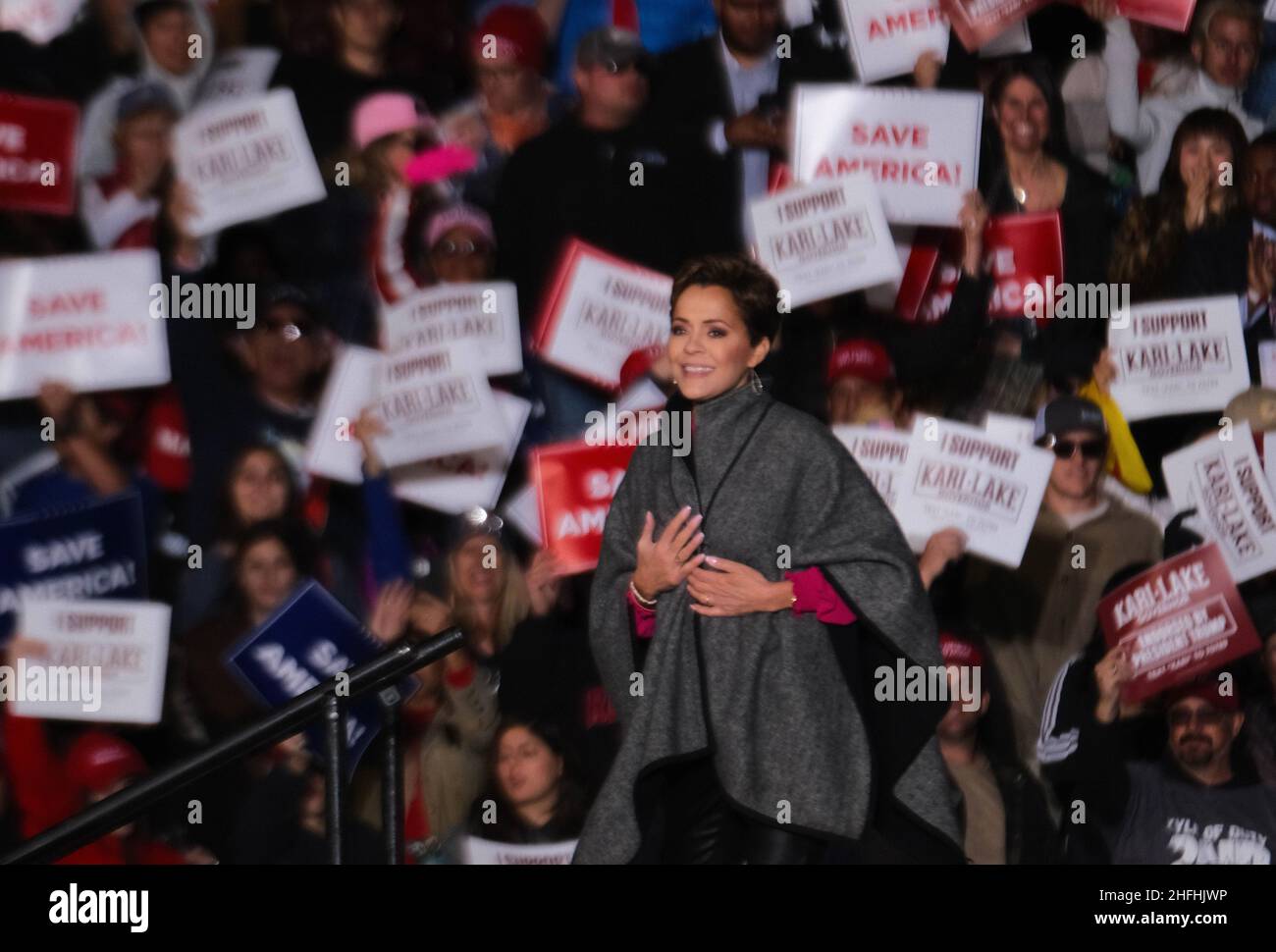 Florence, Arizona, USA. 15th Jan, 2022. Former President Donald Trump ...