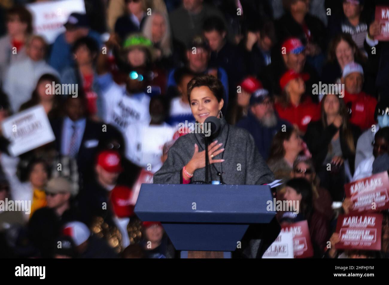 Florence, Arizona, USA. 15th Jan, 2022. Former President Donald Trump ...