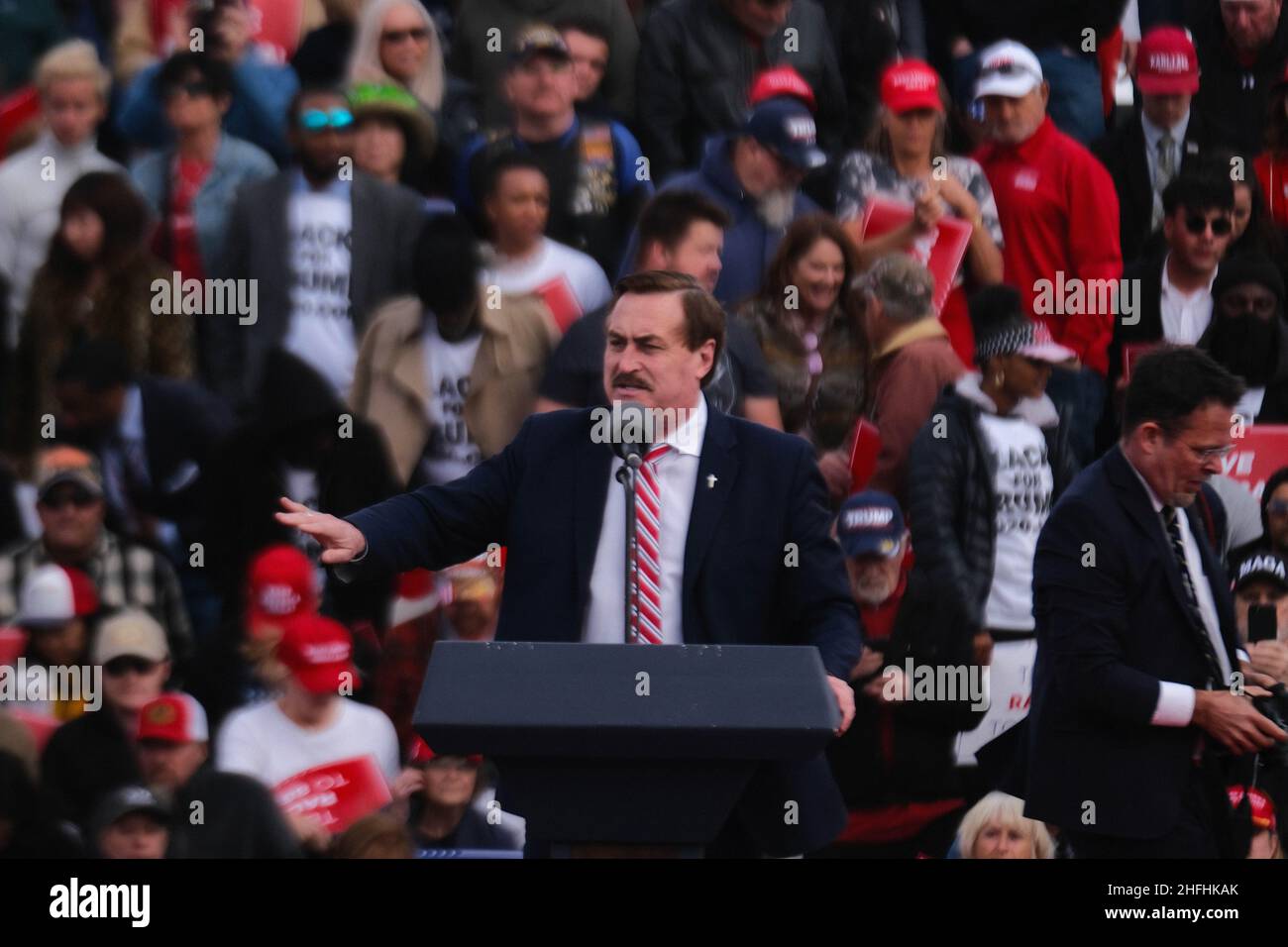 Florence, Arizona, USA. 15th Jan, 2022. Former President Donald Trump ...