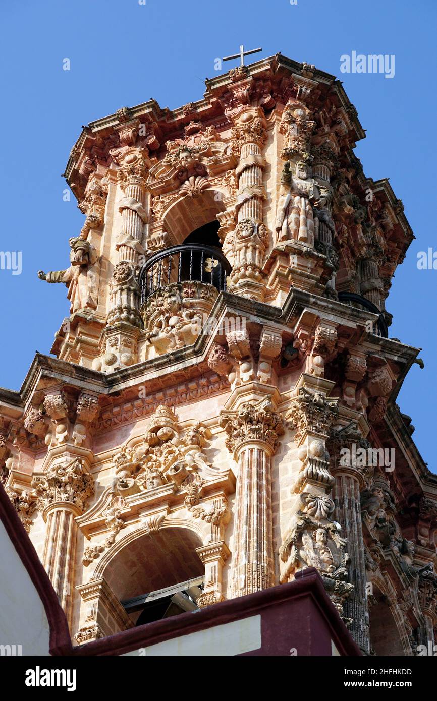 New Spanish baroque Church of Santa Prisca (Templo de Santa Prisca ...