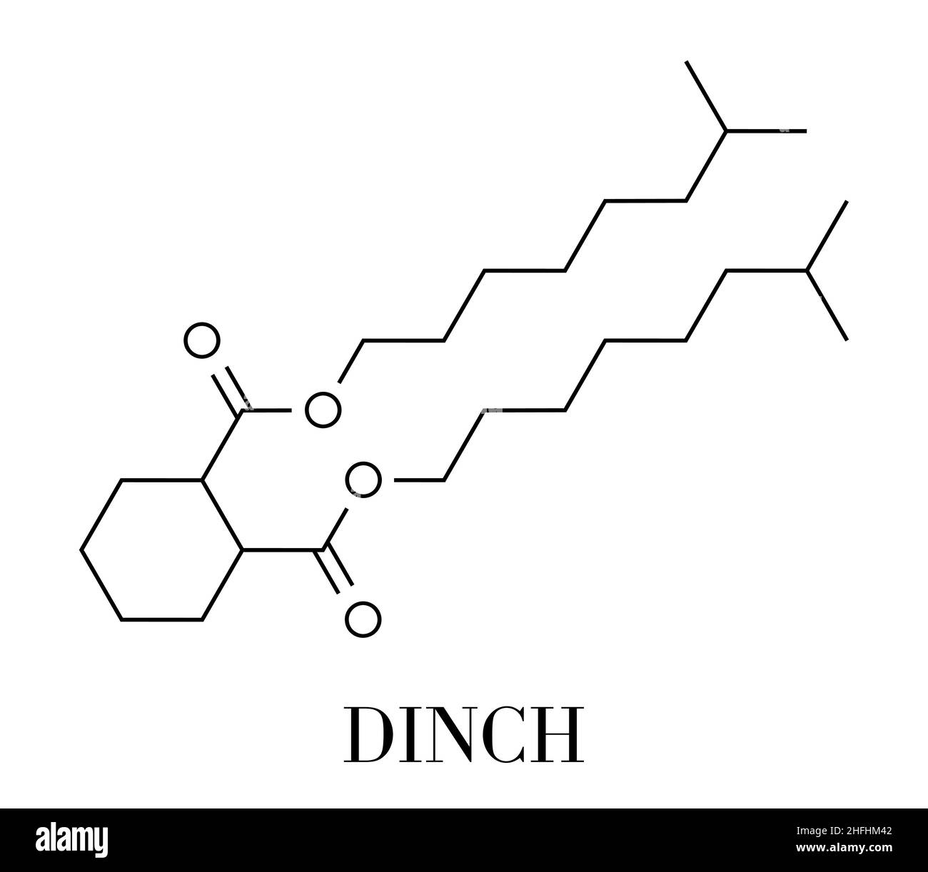 1,2-Cyclohexane dicarboxylic acid diisononyl ester (DINCH) plasticizer ...