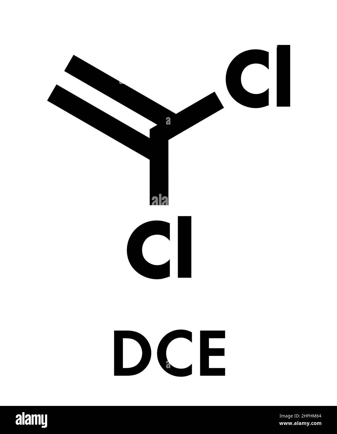 1,1-dichloroethene (DCE) polyvinylidine chloride (PVDC) building block ...
