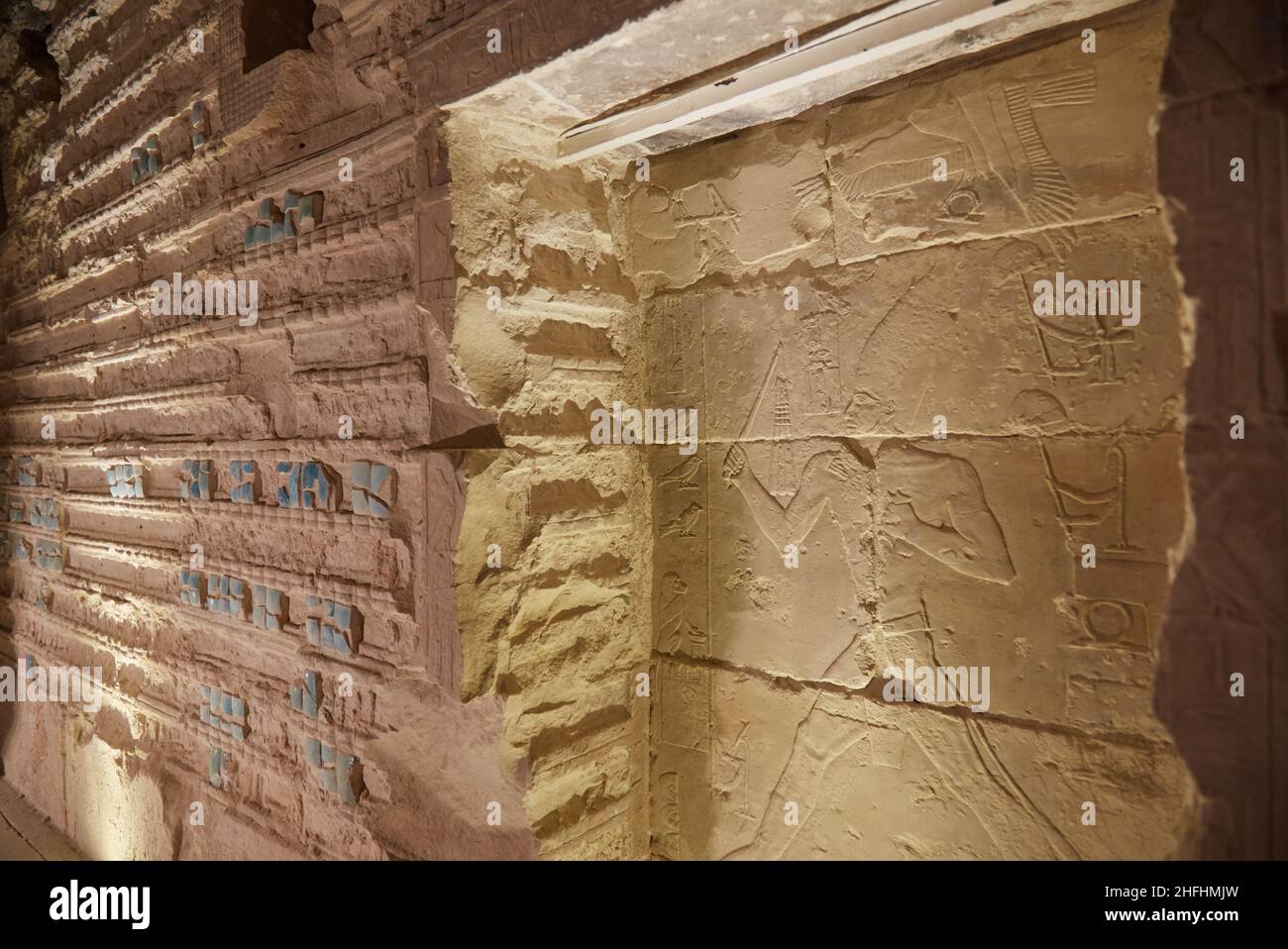 Inside the Step Pyramid of Djoser, Saqqara, Egypt Stock Photo - Alamy