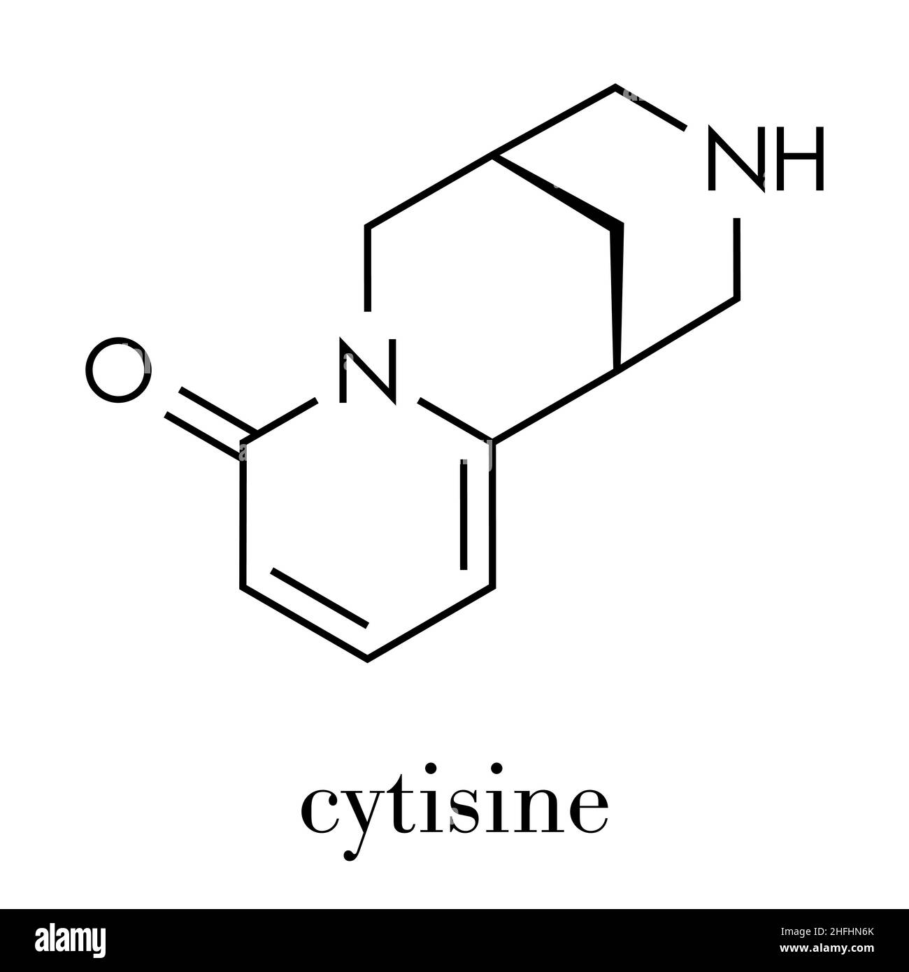 Chemistry chemical formula nicotine Stock Vector Images - Alamy