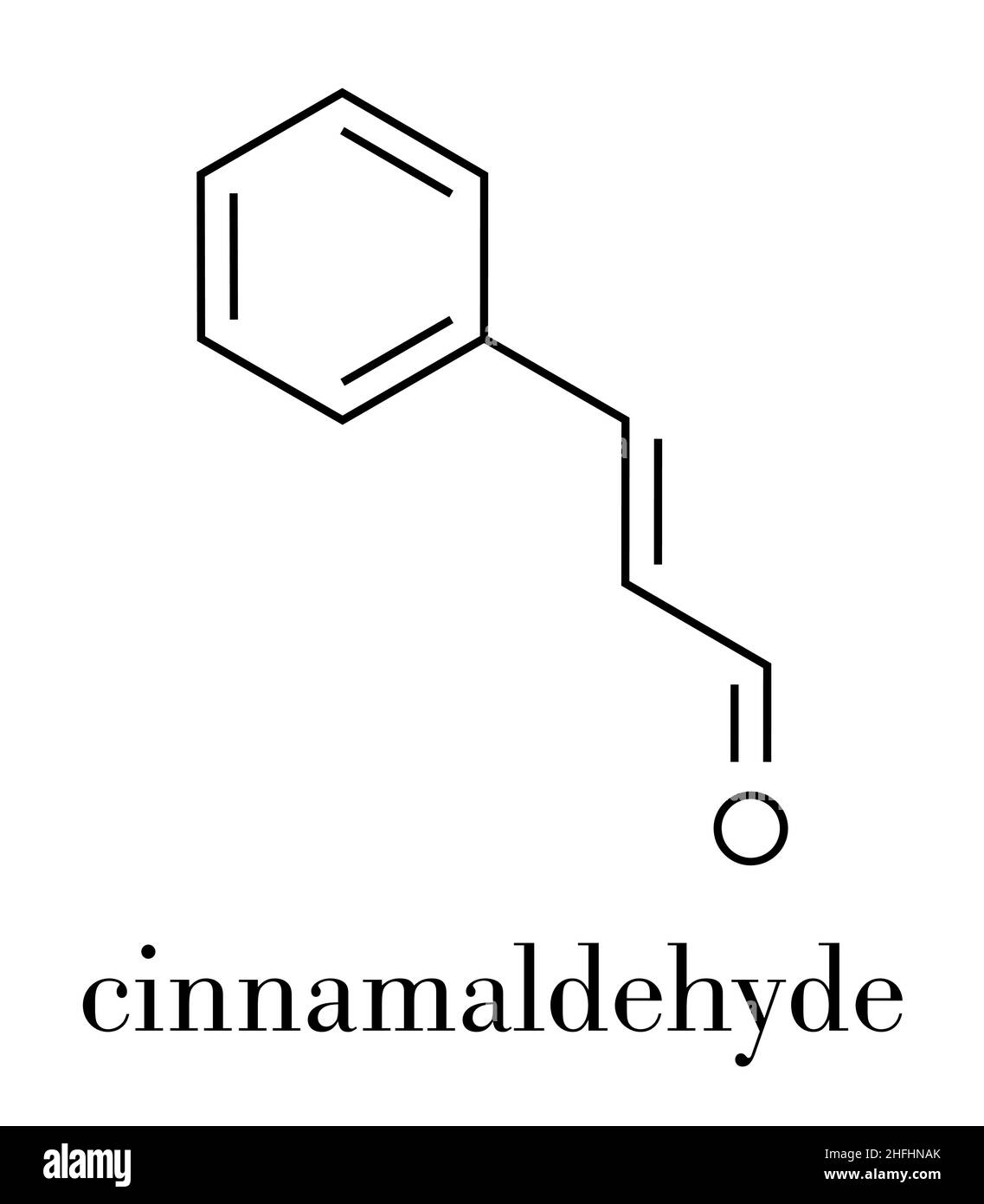 Cinnamaldehyde Structure