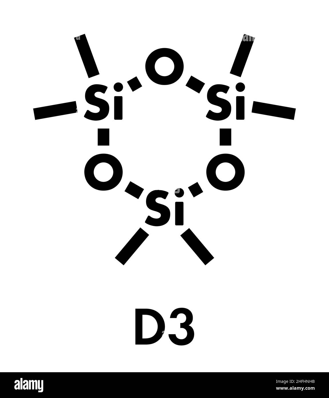 Cyclotrisiloxane Stock Vector Images - Alamy