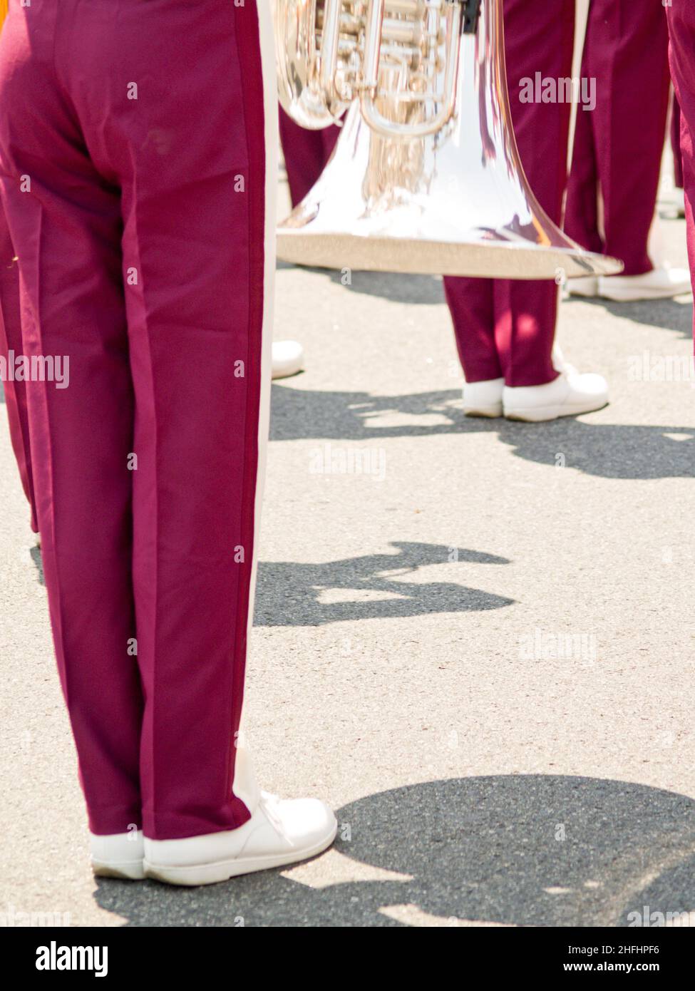 Marching Band At a parade Stock Photo - Alamy