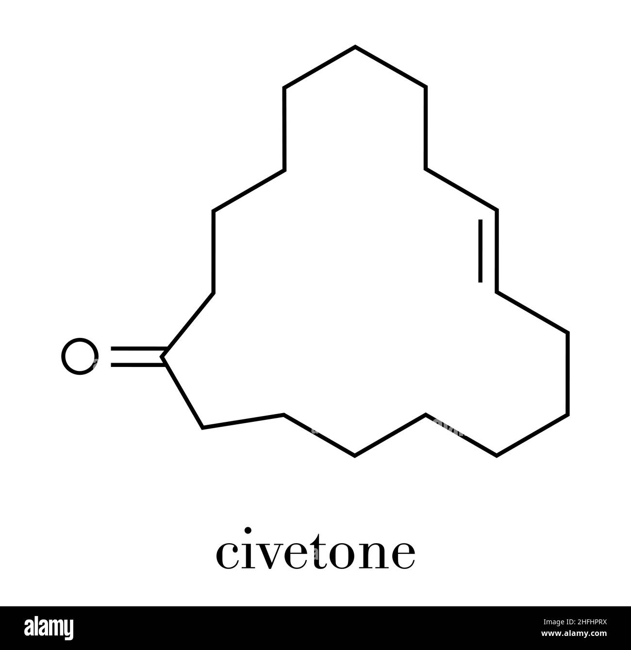 Civetone civet cat pheromone Stock Vector Images - Alamy