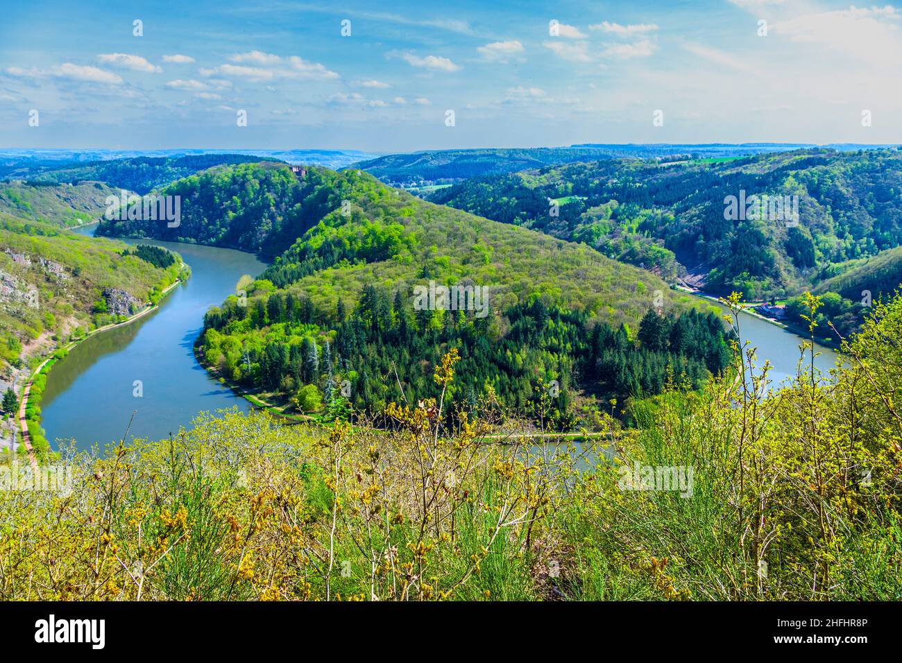 Saar loop cloef famous view hi-res stock photography and images - Alamy