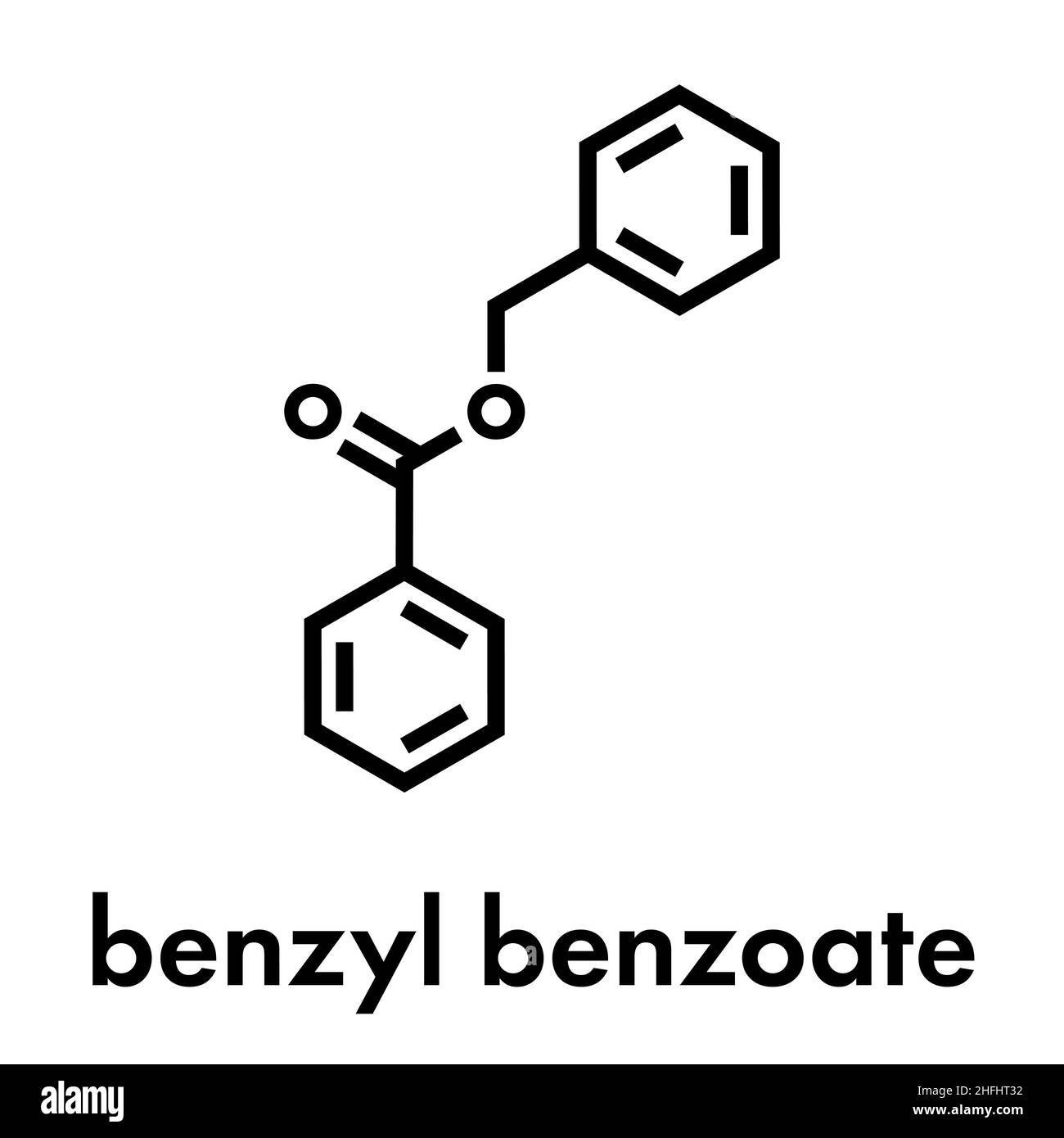 Benzyl benzoate drug molecule. Used as acaricide, scabicide, etc ...
