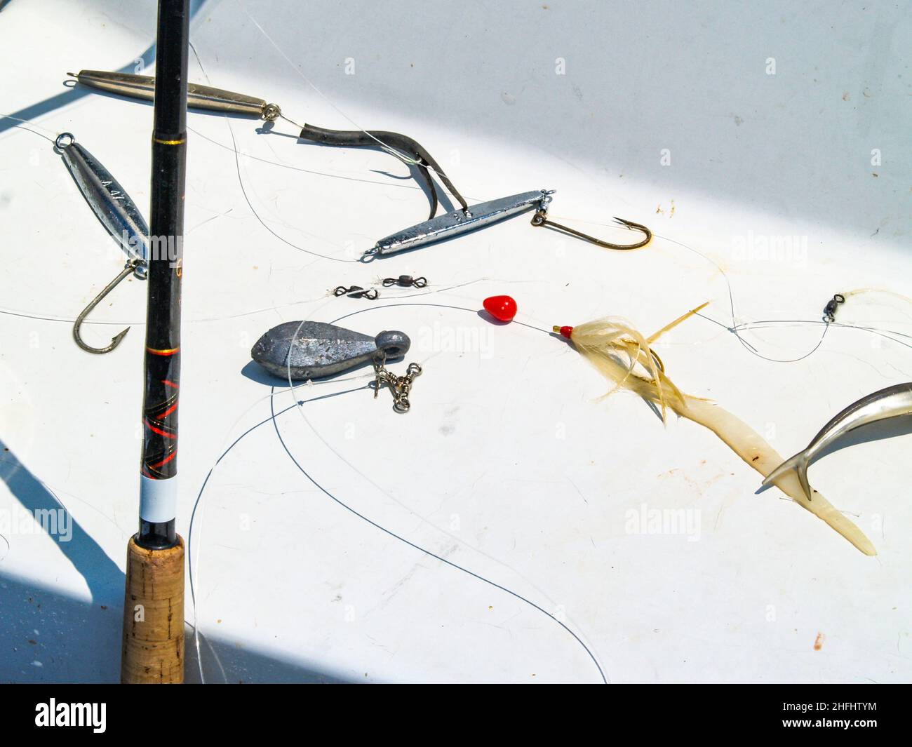 Charter fishing boat Stock Photo - Alamy