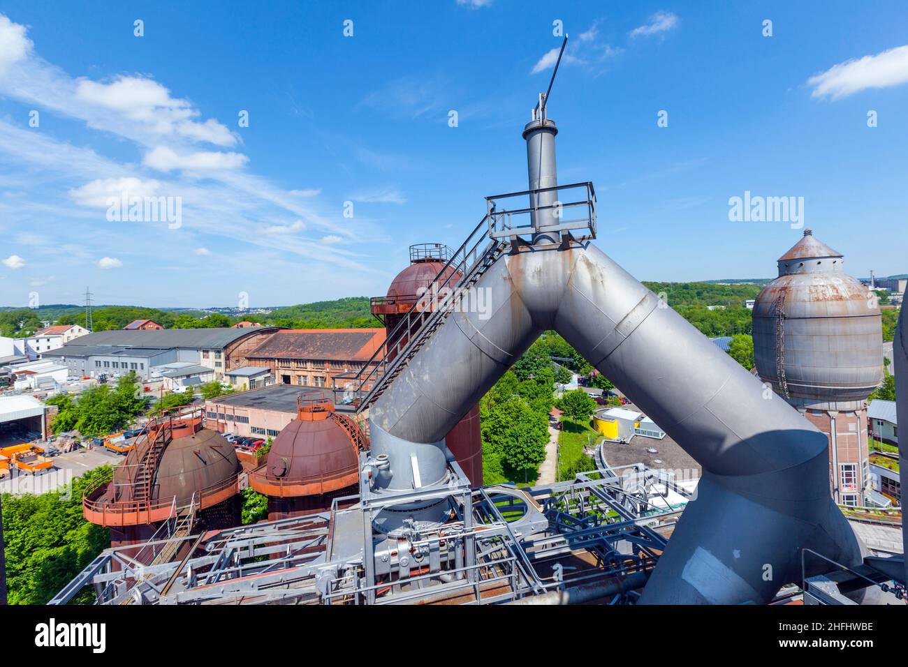 old iron works monuments from the late 20th century Stock Photo - Alamy