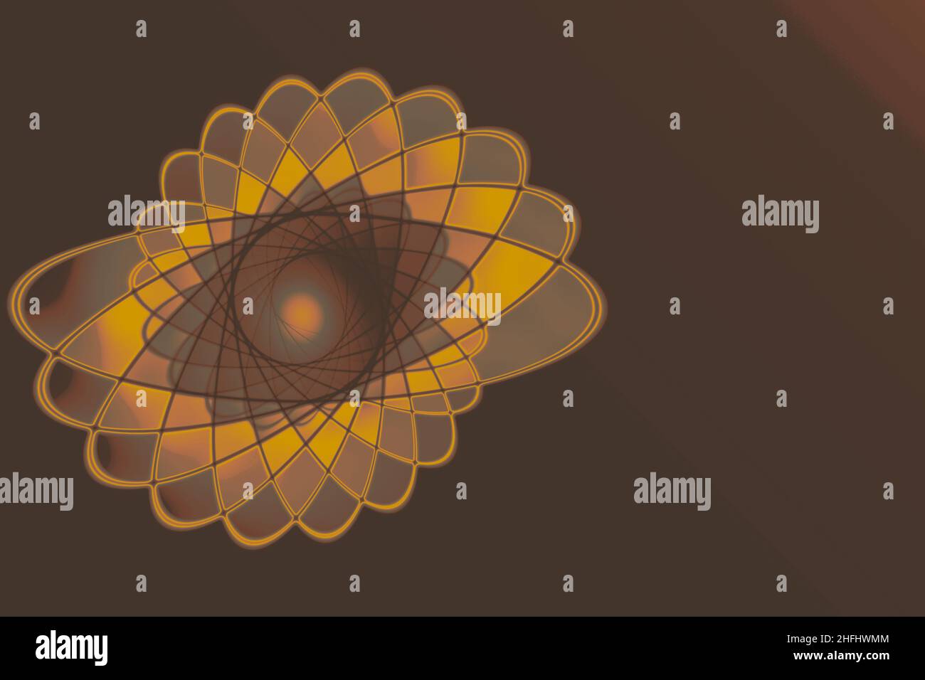 Atomic Energy Symbol Electrons Moving On Orbits Atomic Energy Concept