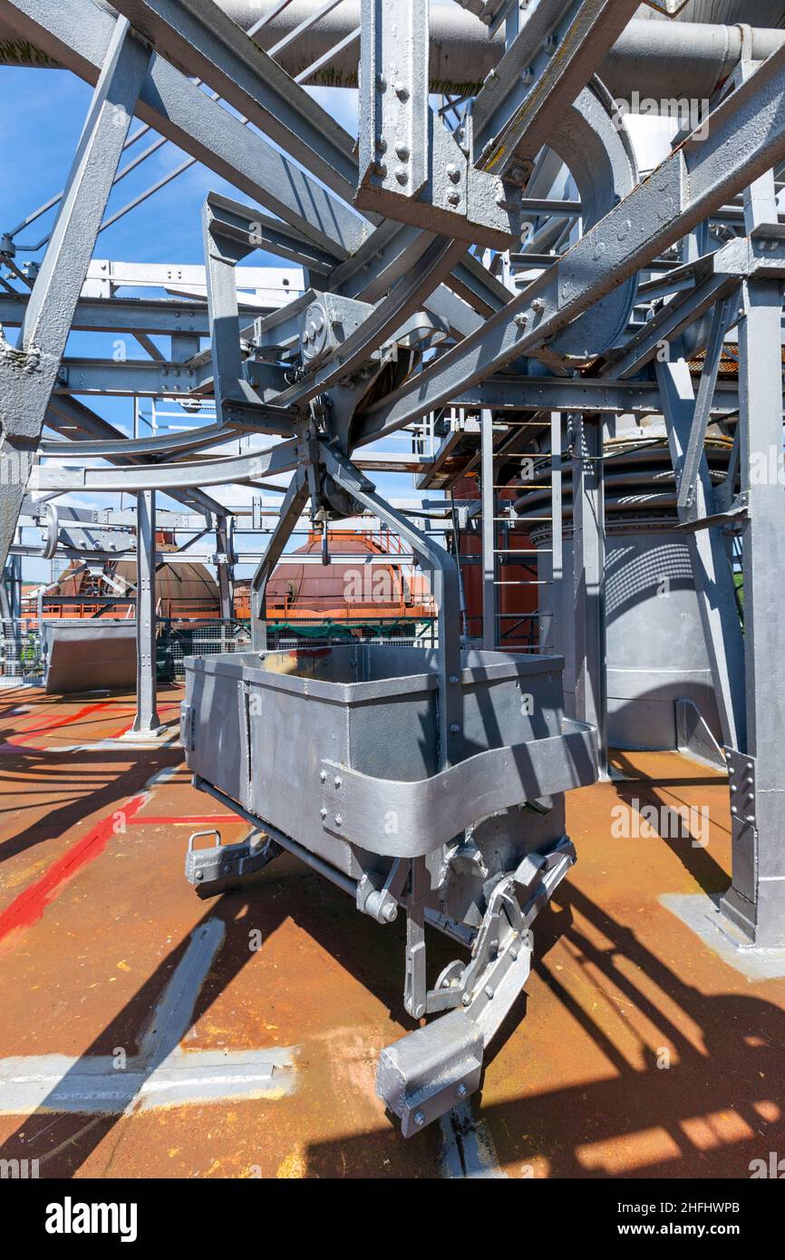 old iron works monuments from the late 20th century Stock Photo - Alamy