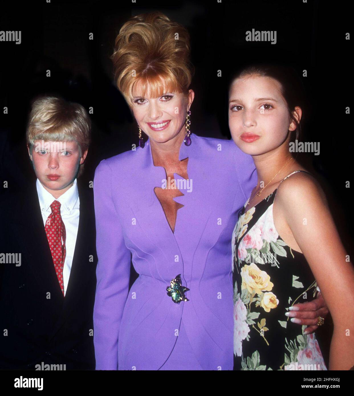 Eric Trump Ivana Trump Ivanka Trump 1995 Photo by John Barrett ...