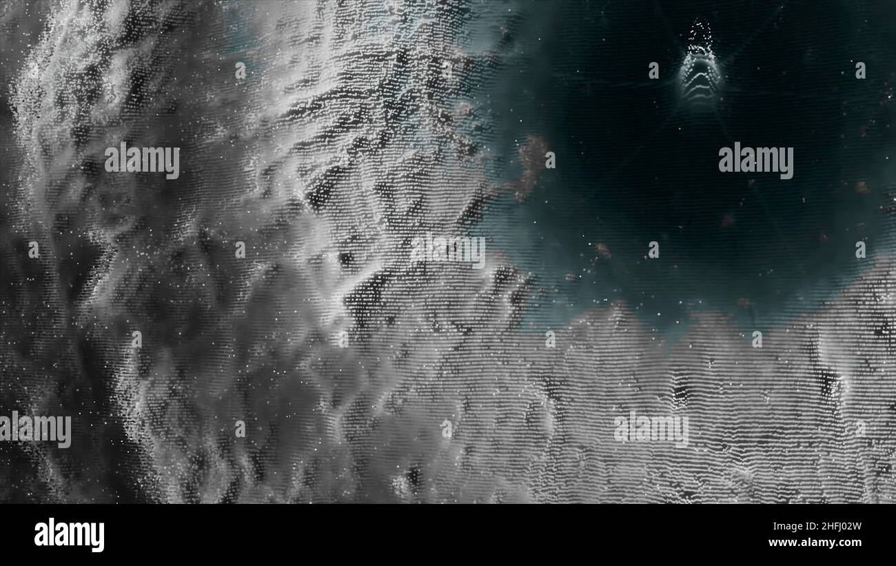 Animation molecules rotating on colorful hi-res stock photography and ...
