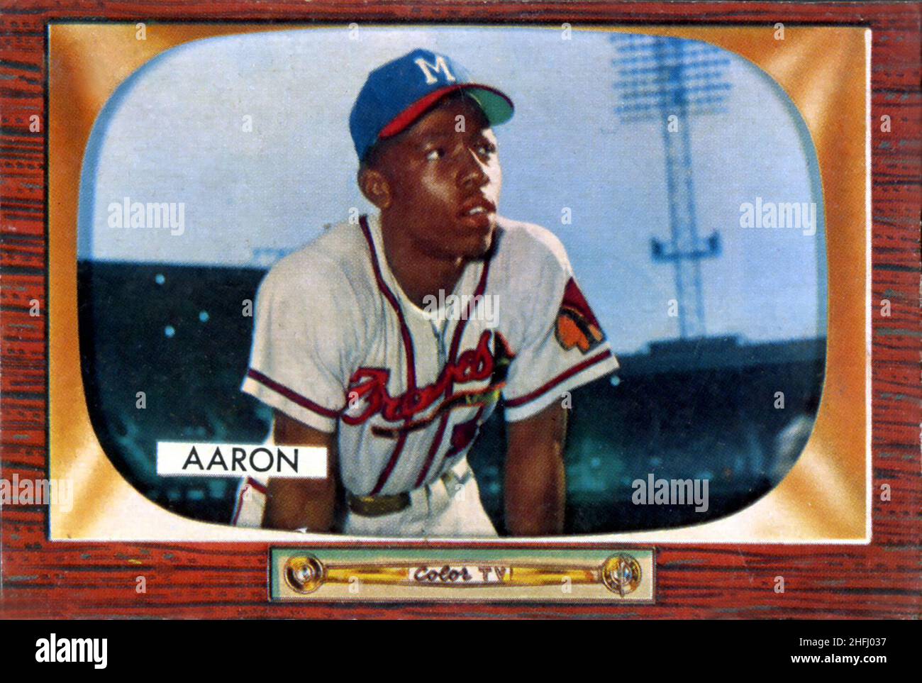 Hank Aaron Rookie Baseball Card