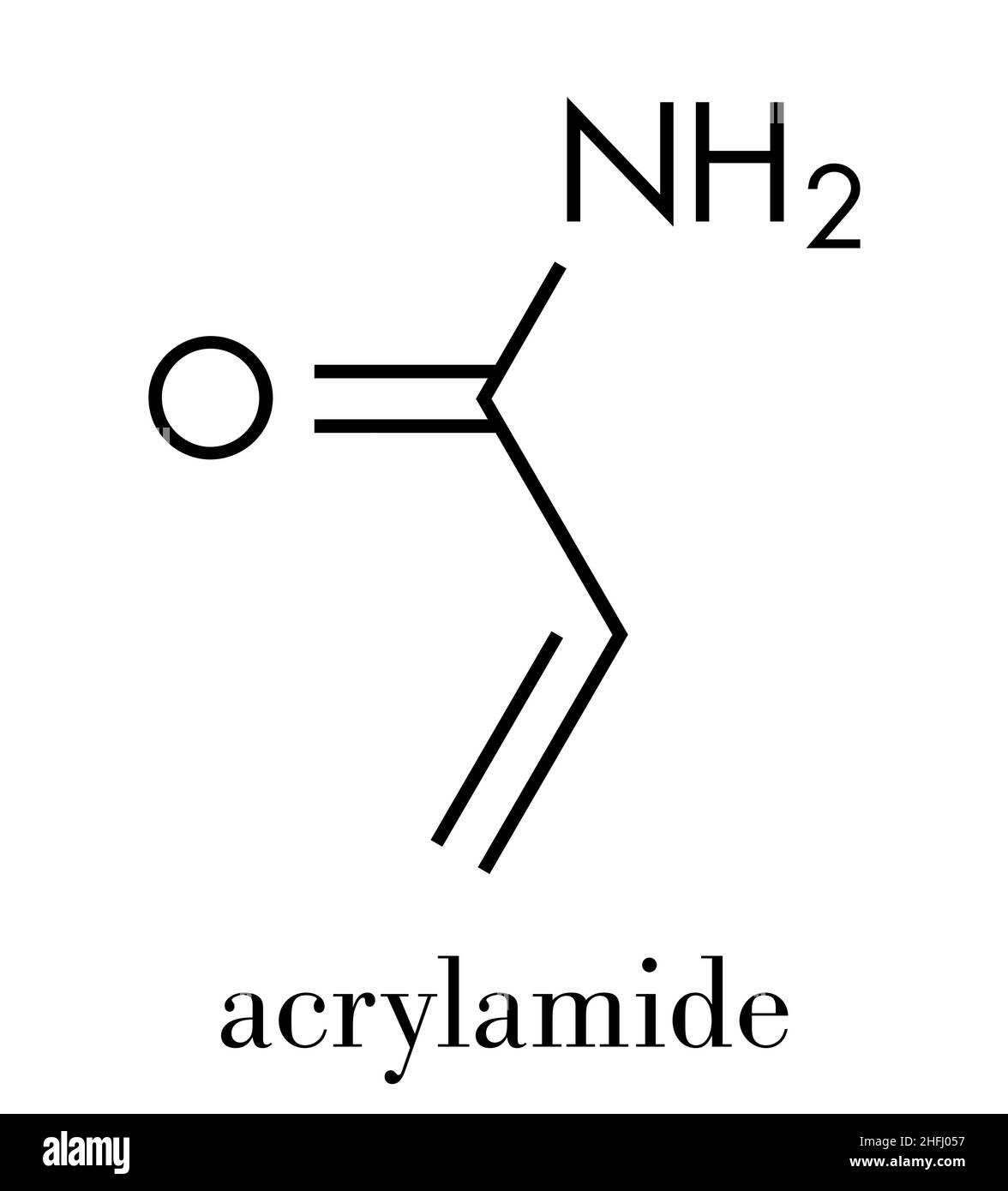Chemistry chemical formula acrylamide Stock Vector Images - Alamy