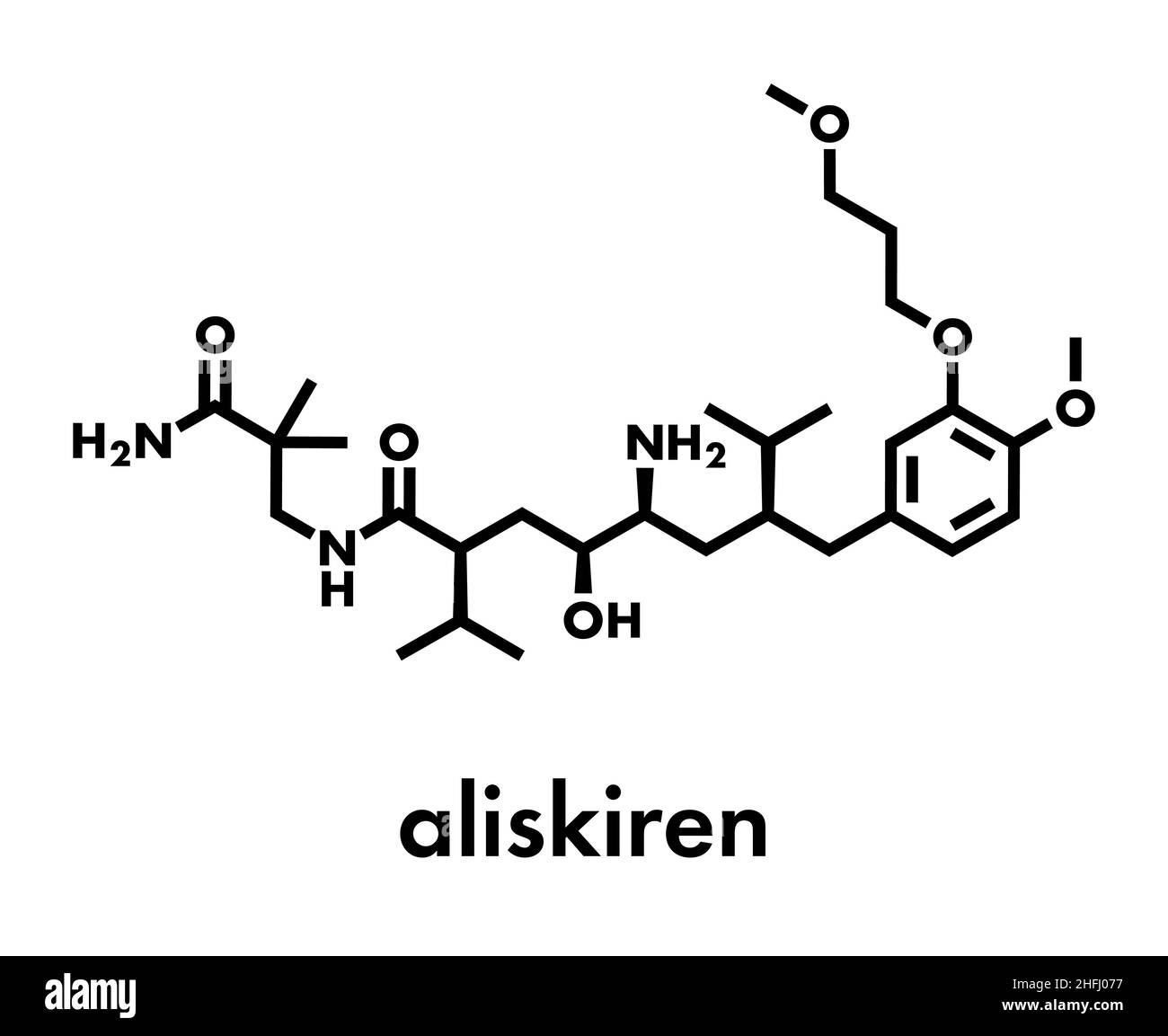 Renin inhibitor Stock Vector Images - Alamy