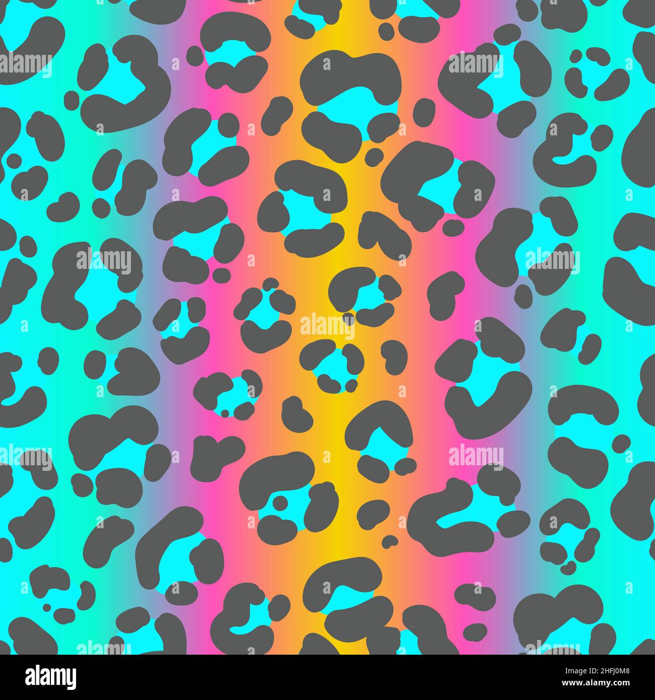 Rainbow Zebra Print Background Rainbow Leopard Print Vector Images