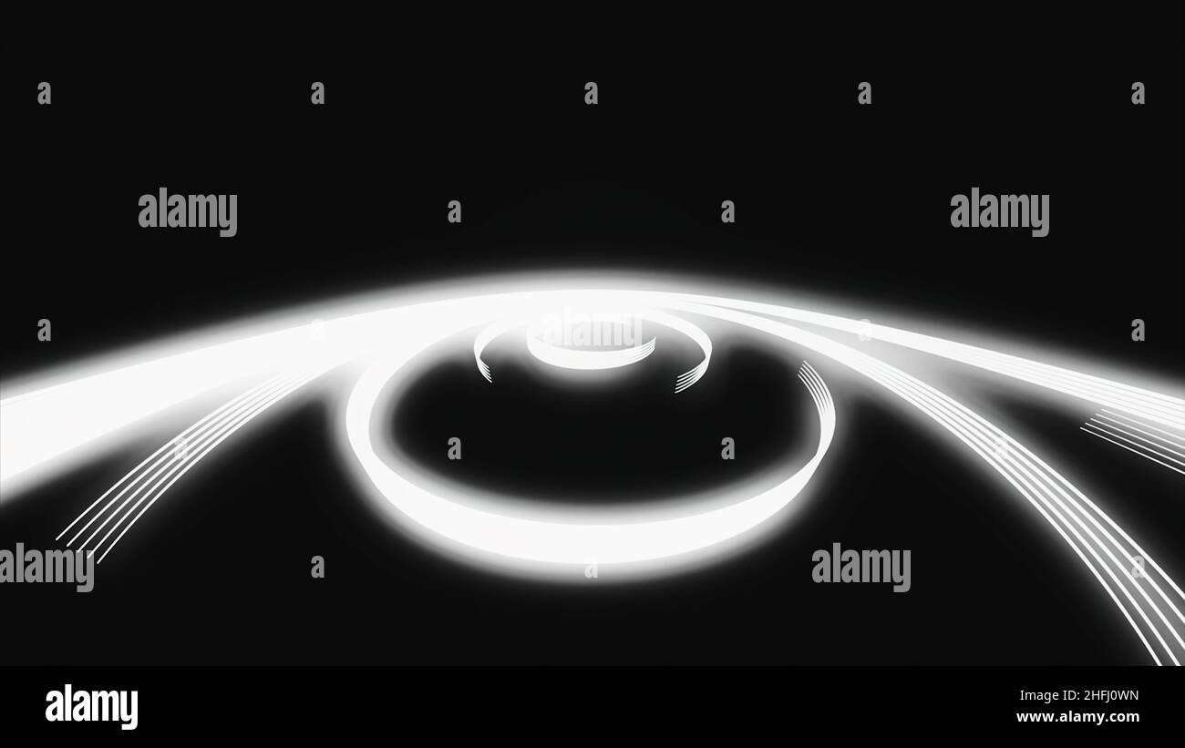 Loopable Background with nice abstract, futuristic colorful lines ...