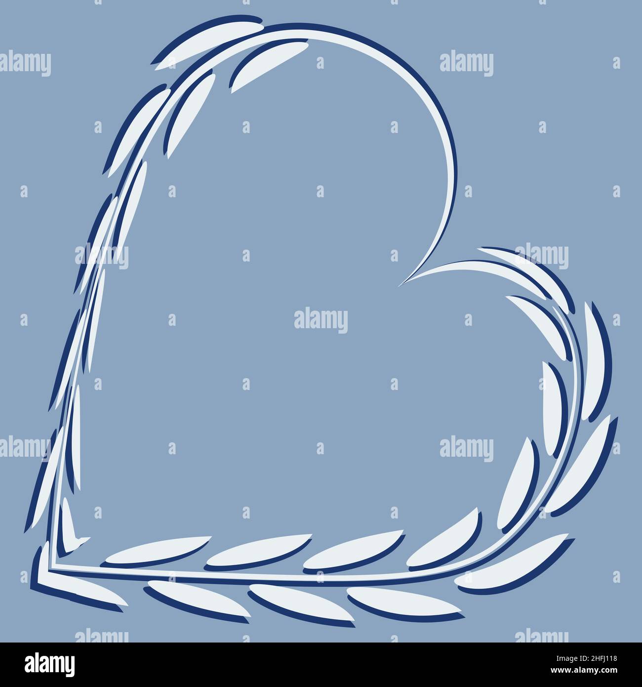 Rustic Heart Illustration